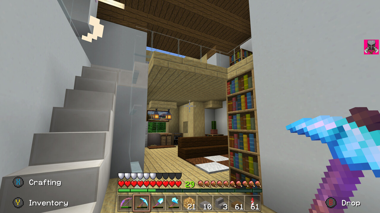 Modern A-Frame Cabin Minecraft Map