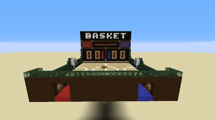 Basketball Game Minecraft Map