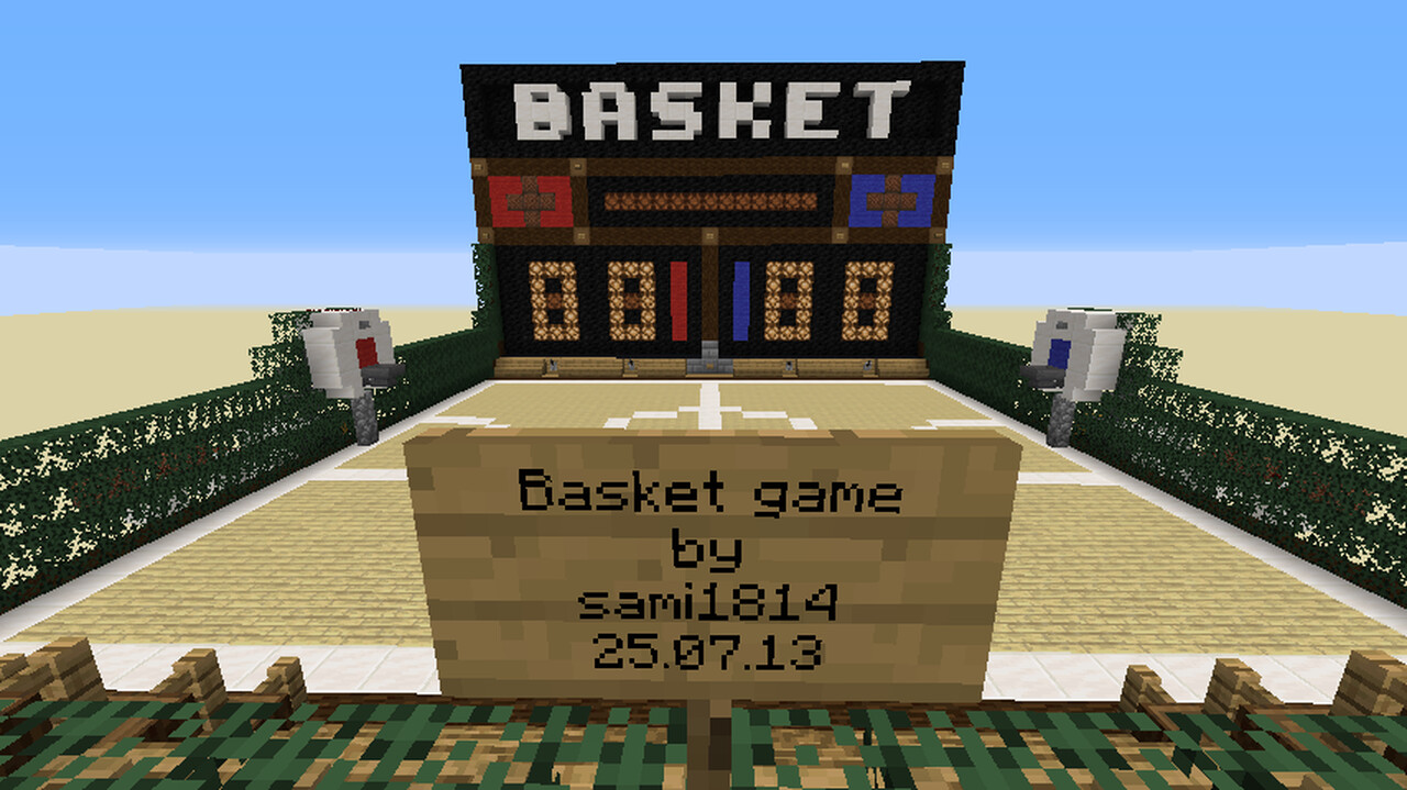 Basketball Game Minecraft Map