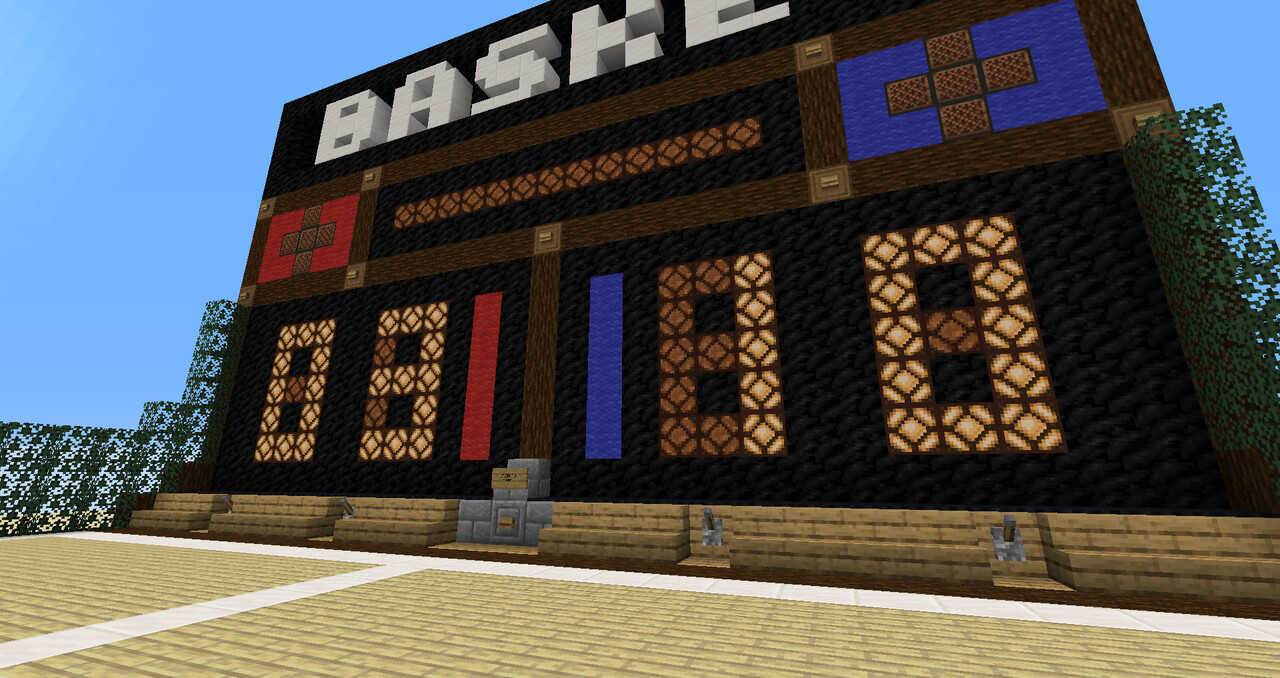 Basketball Game Minecraft Map