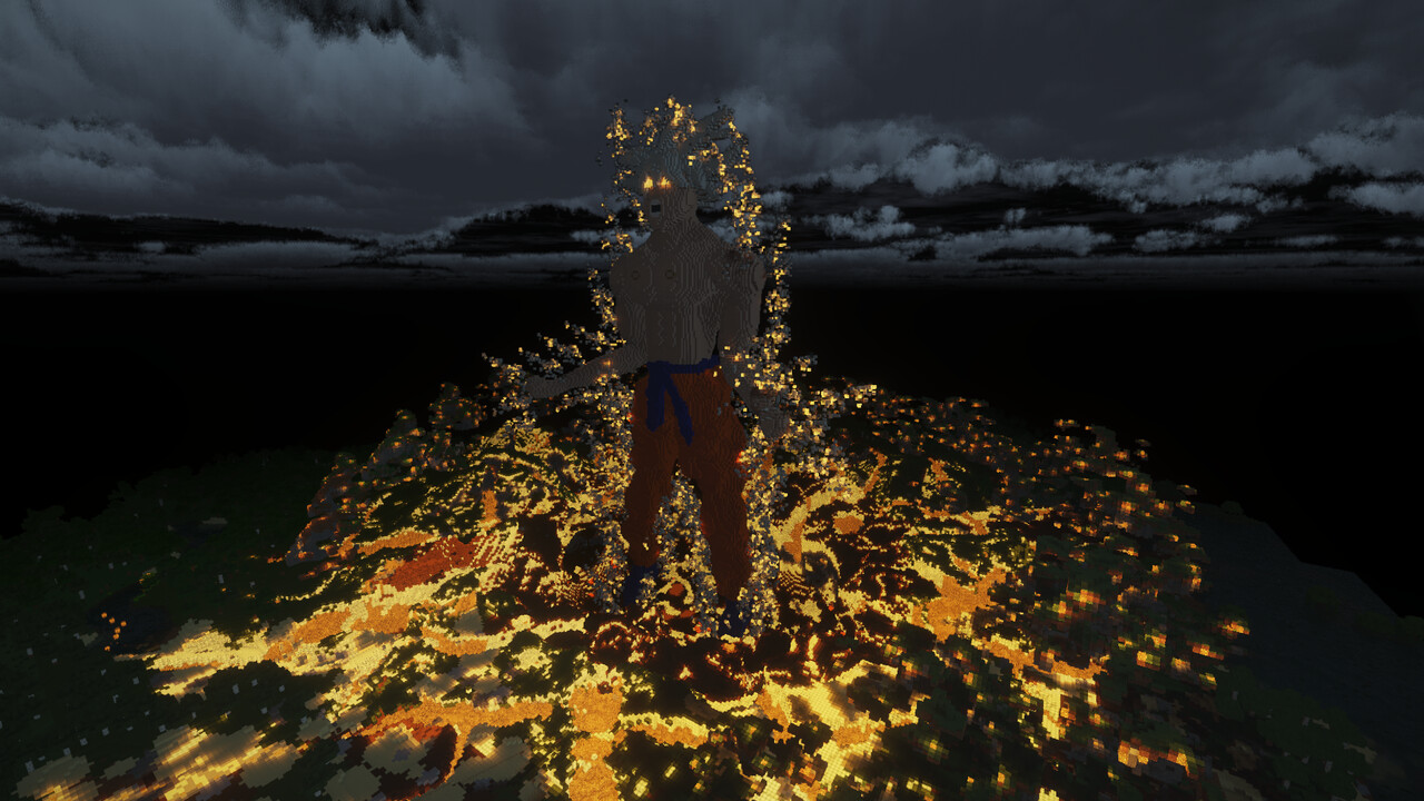 GOKU Ultra Instinct Minecraft Map