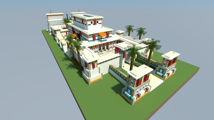 AC Origins Temple of Luxor in Thebes Minecraft Map