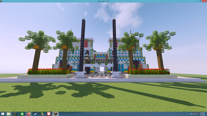 AC Origins Temple of Luxor in Thebes Minecraft Map