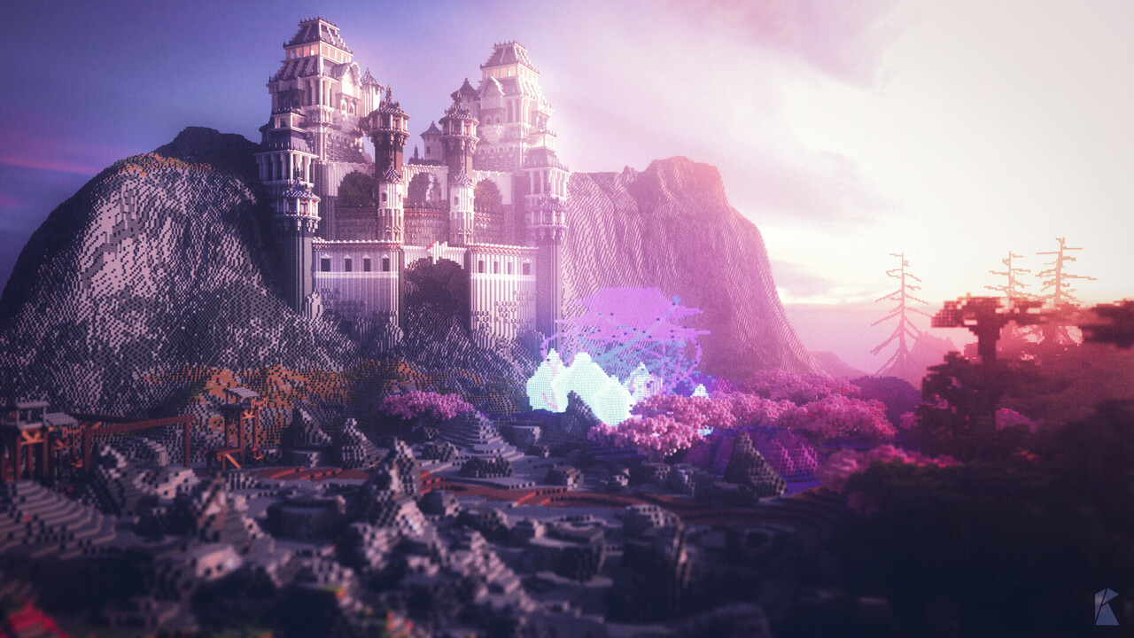 Sama - 896 x 896 Futuristic Pixelmon Battle Island Minecraft Map