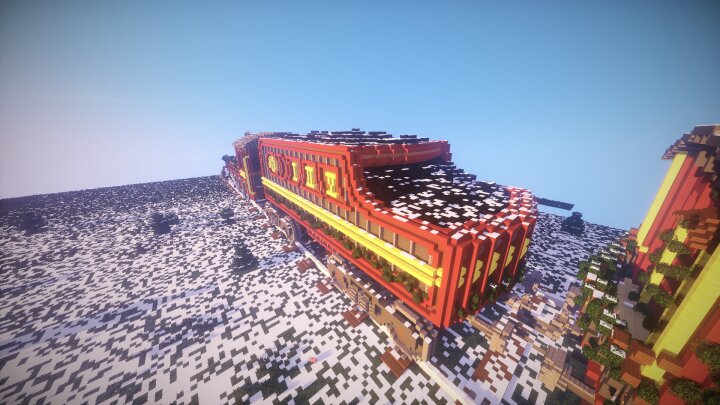 Christmas train Minecraft Map