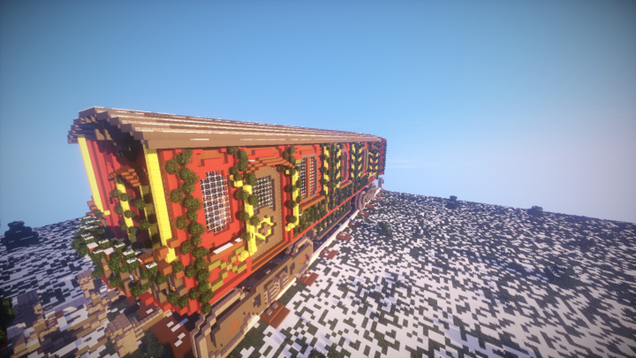 Christmas train Minecraft Map