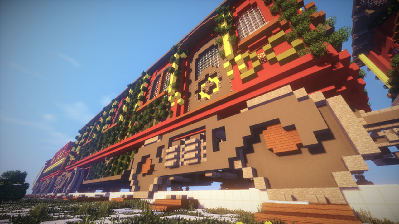 Christmas train Minecraft Map