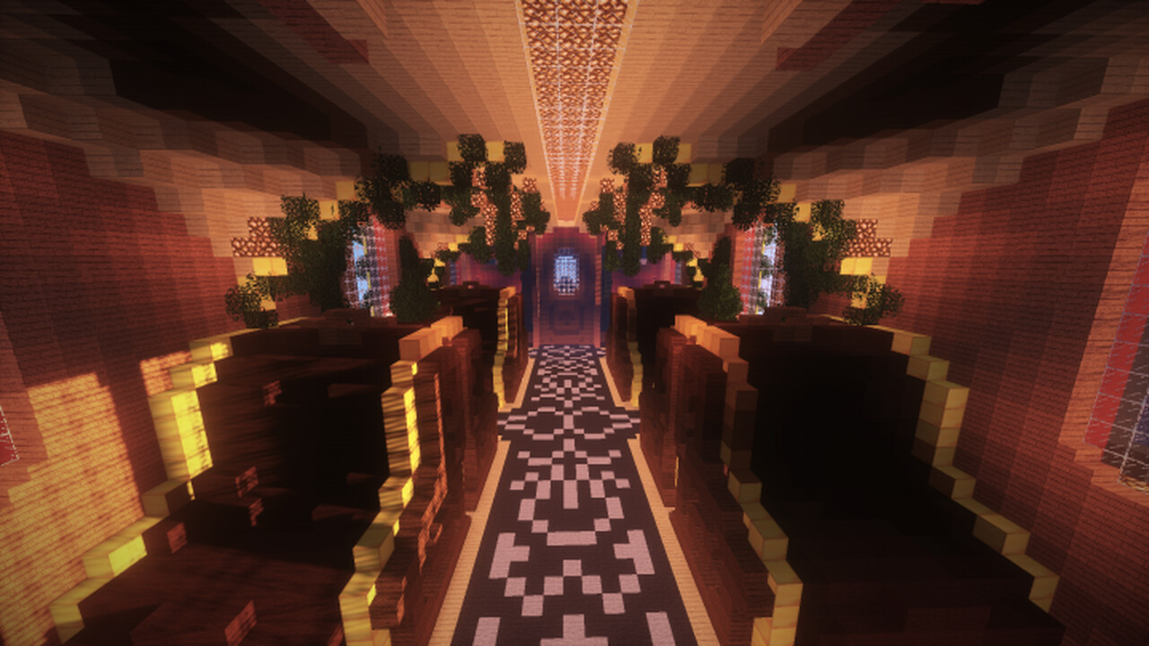 Christmas train Minecraft Map