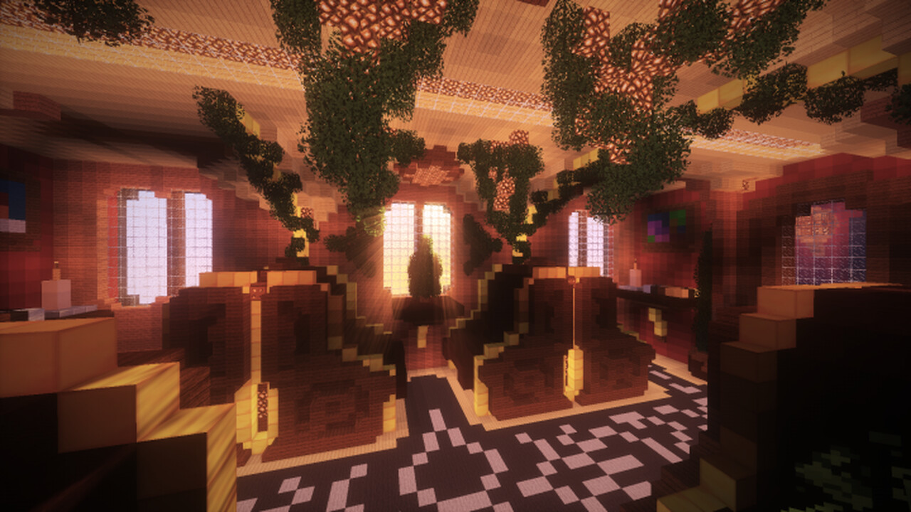 Christmas train Minecraft Map