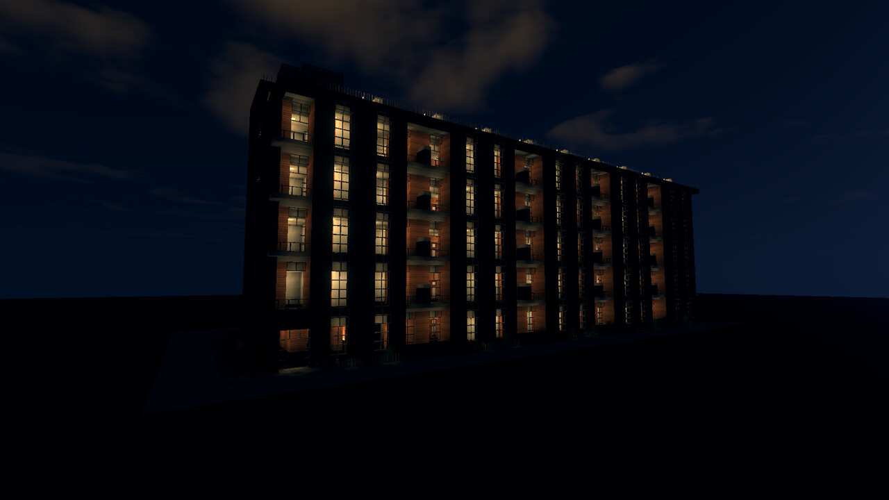 Hardwood Houses - Urban Housing Complex (1.13.2) Minecraft Map