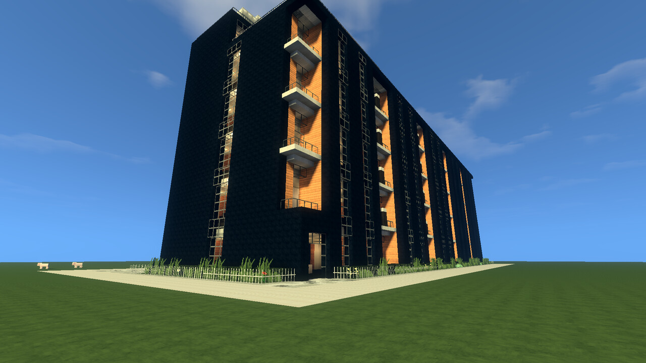 Hardwood Houses - Urban Housing Complex (1.13.2) Minecraft Map