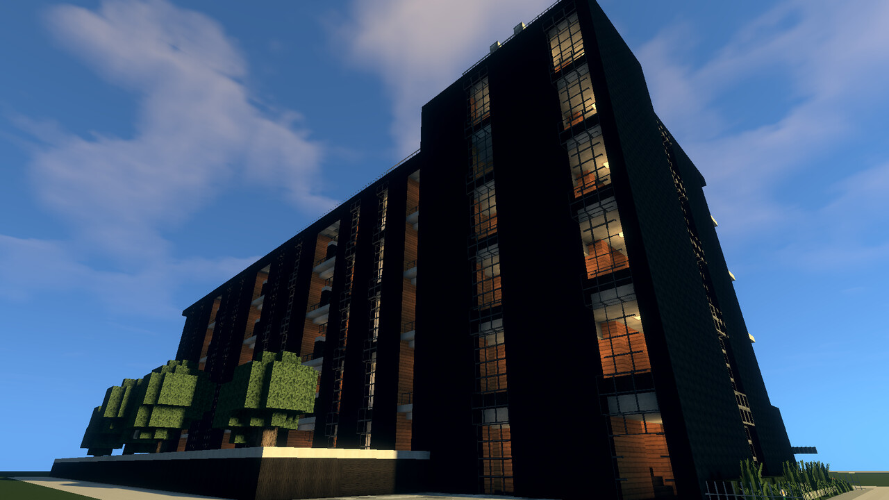 Hardwood Houses - Urban Housing Complex (1.13.2) Minecraft Map