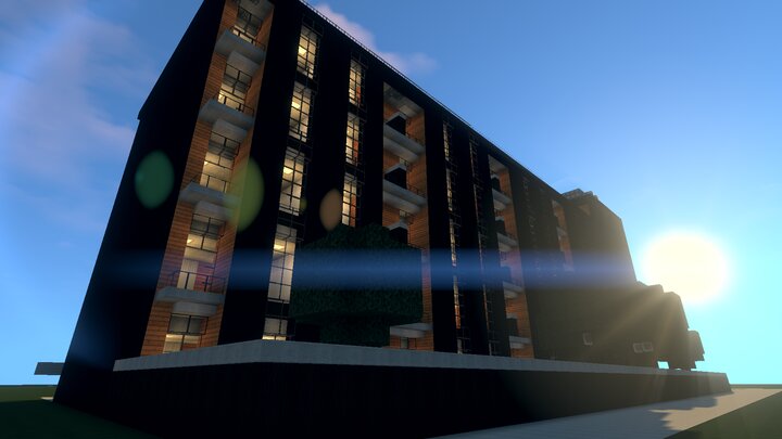 Hardwood Houses - Urban Housing Complex (1.13.2) Minecraft Map