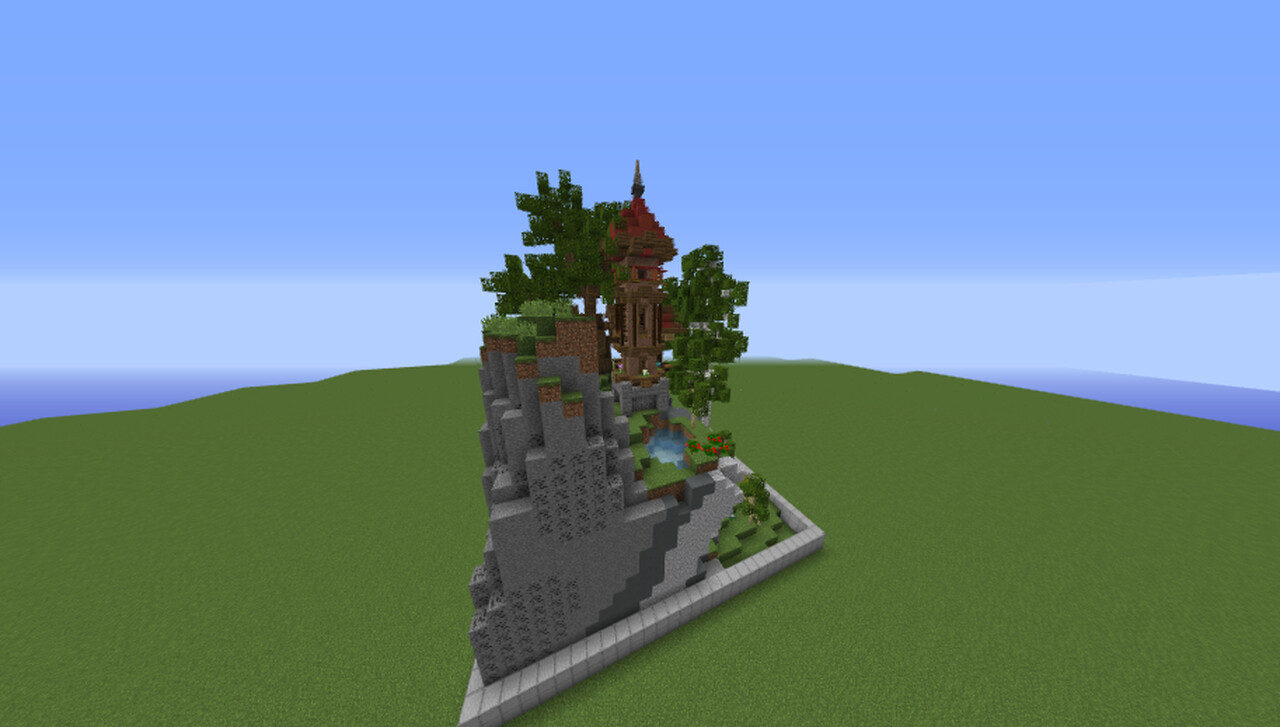 House on top of the hill | Plots - 02 Minecraft Map