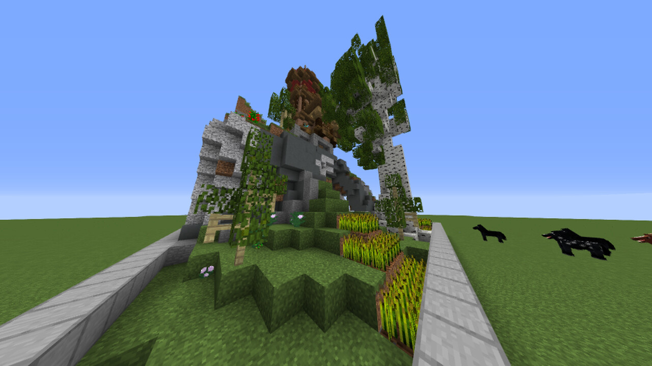 House on top of the hill | Plots - 02 Minecraft Map