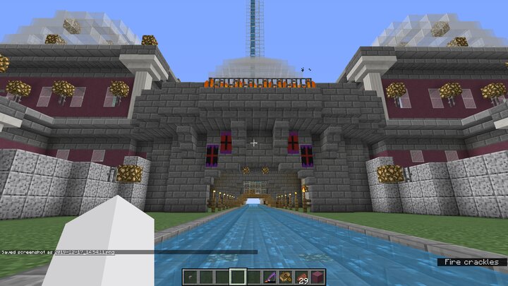 Floating Water Base Minecraft Map