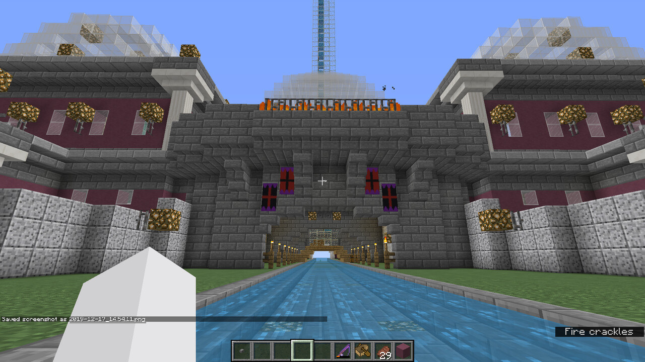 Floating Water Base Minecraft Map