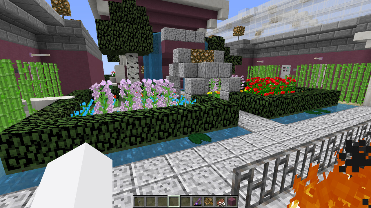 Floating Water Base Minecraft Map