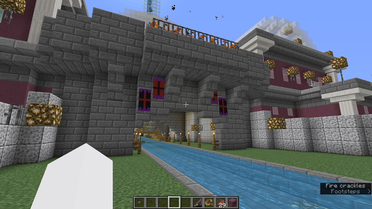 Floating Water Base Minecraft Map