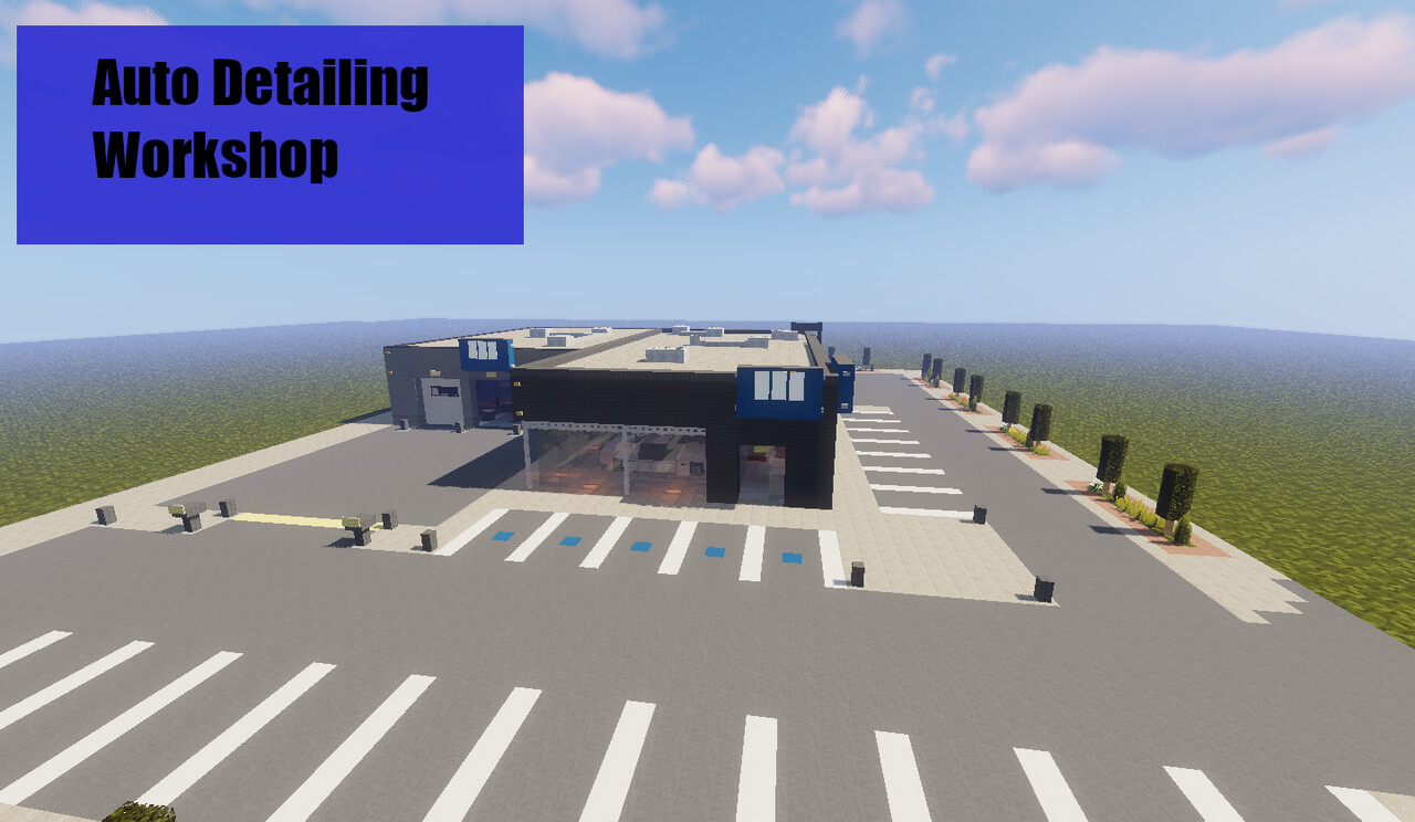 Auto Detailing Shop Minecraft Map