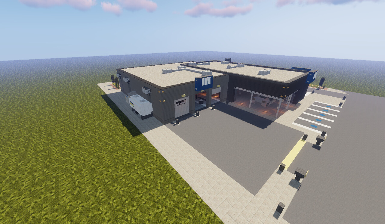 Auto Detailing Shop Minecraft Map