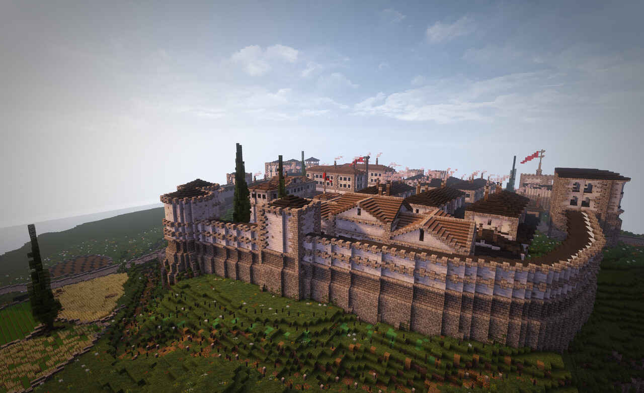 Roman castle / camp / fortress +DOWNLOAD Minecraft Map