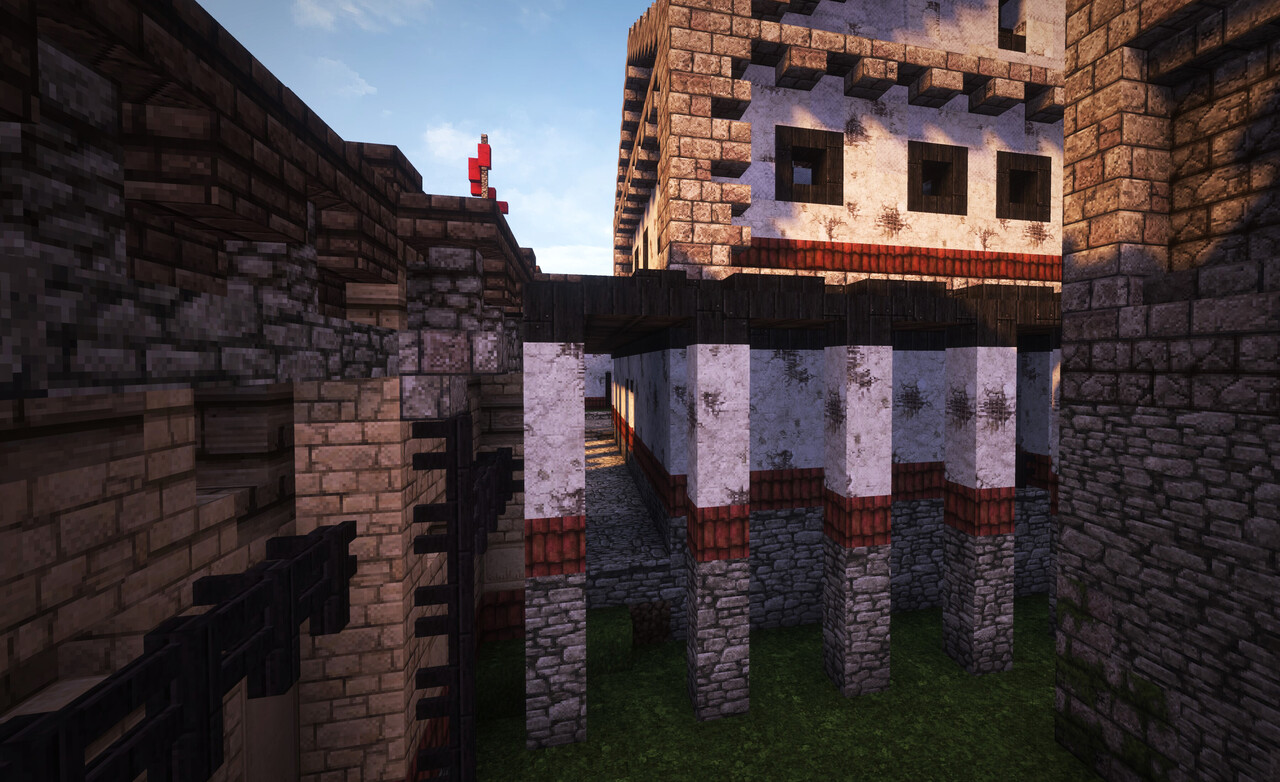 Roman castle / camp / fortress +DOWNLOAD Minecraft Map