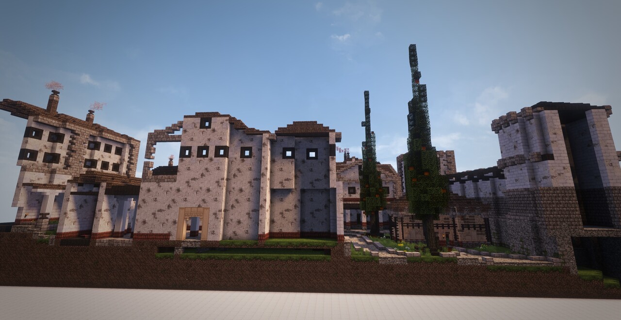 Roman castle / camp / fortress +DOWNLOAD Minecraft Map