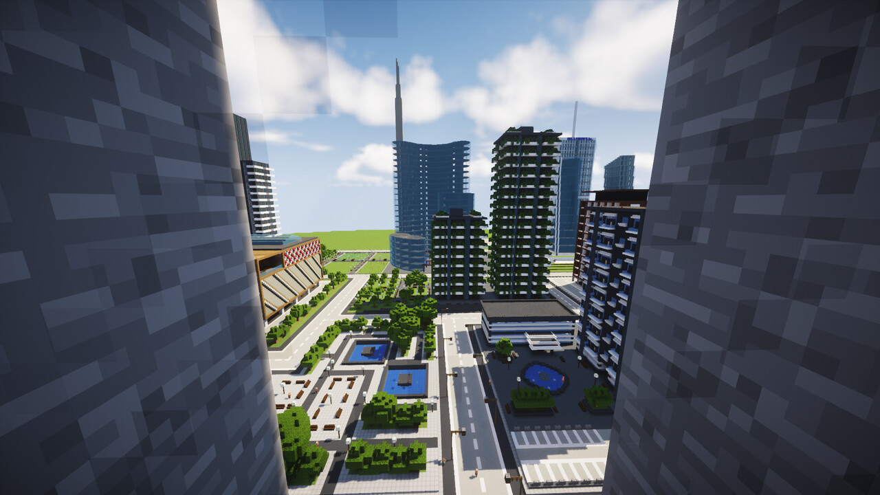 Skyscraper city Minecraft Map