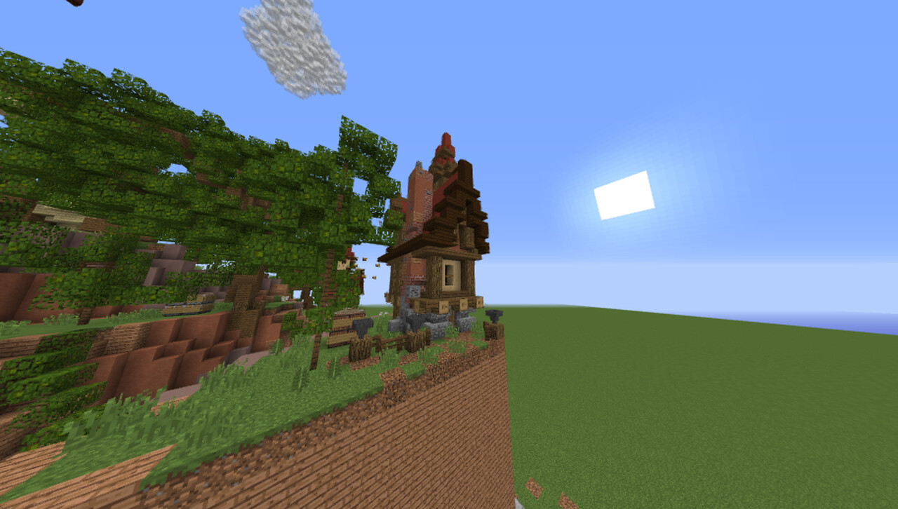 Custom BIome + Dragon and Bird | Plots - 04 Minecraft Map