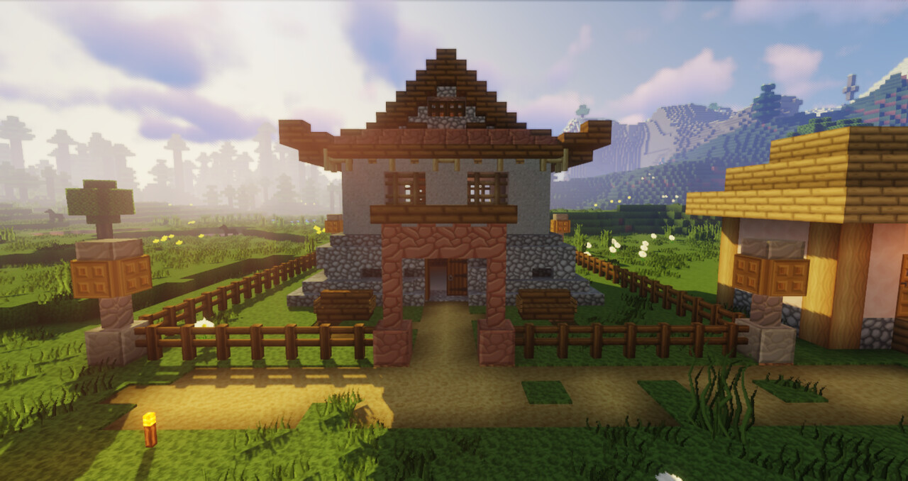 Starter Base Challenge - With after only 1 hour in a new Survival world ...