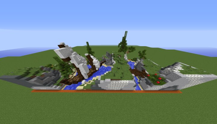 Small River and Small Boat | Plots - 05 Minecraft Map