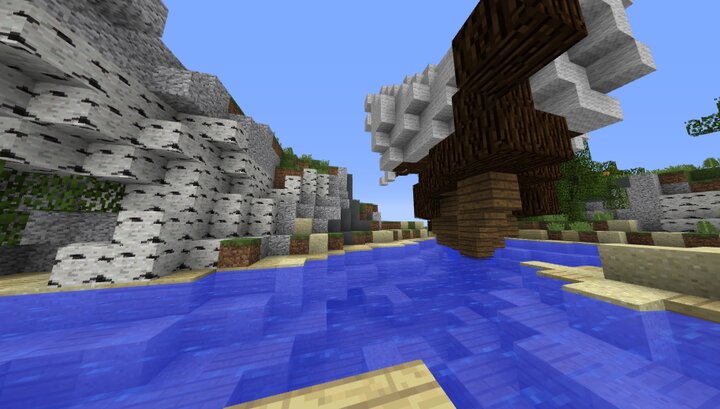 Small River and Small Boat | Plots - 05 Minecraft Map