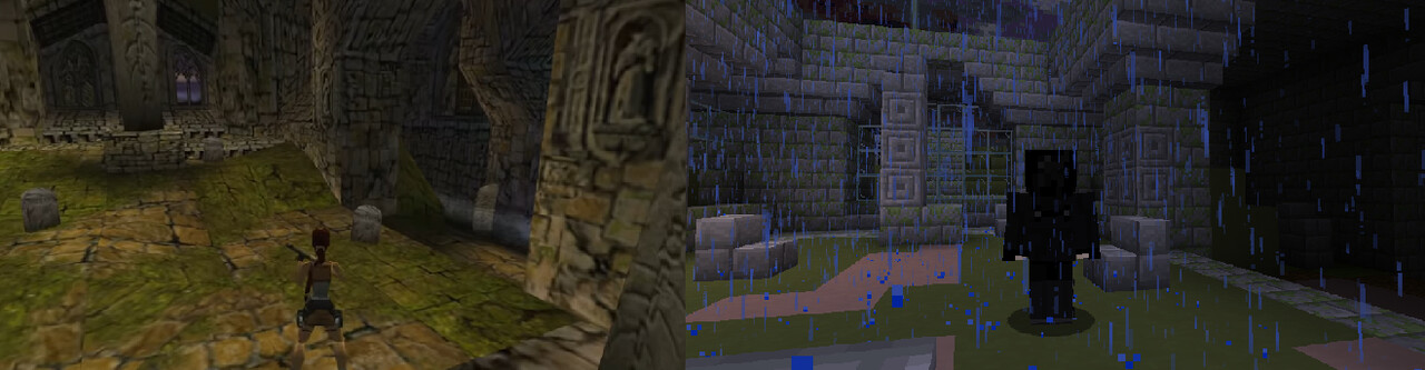 Tomb Raider: The Lost Artifact Recreation Minecraft Map