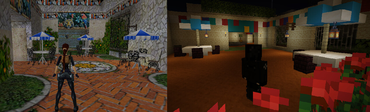 Tomb Raider: The Lost Artifact Recreation Minecraft Map