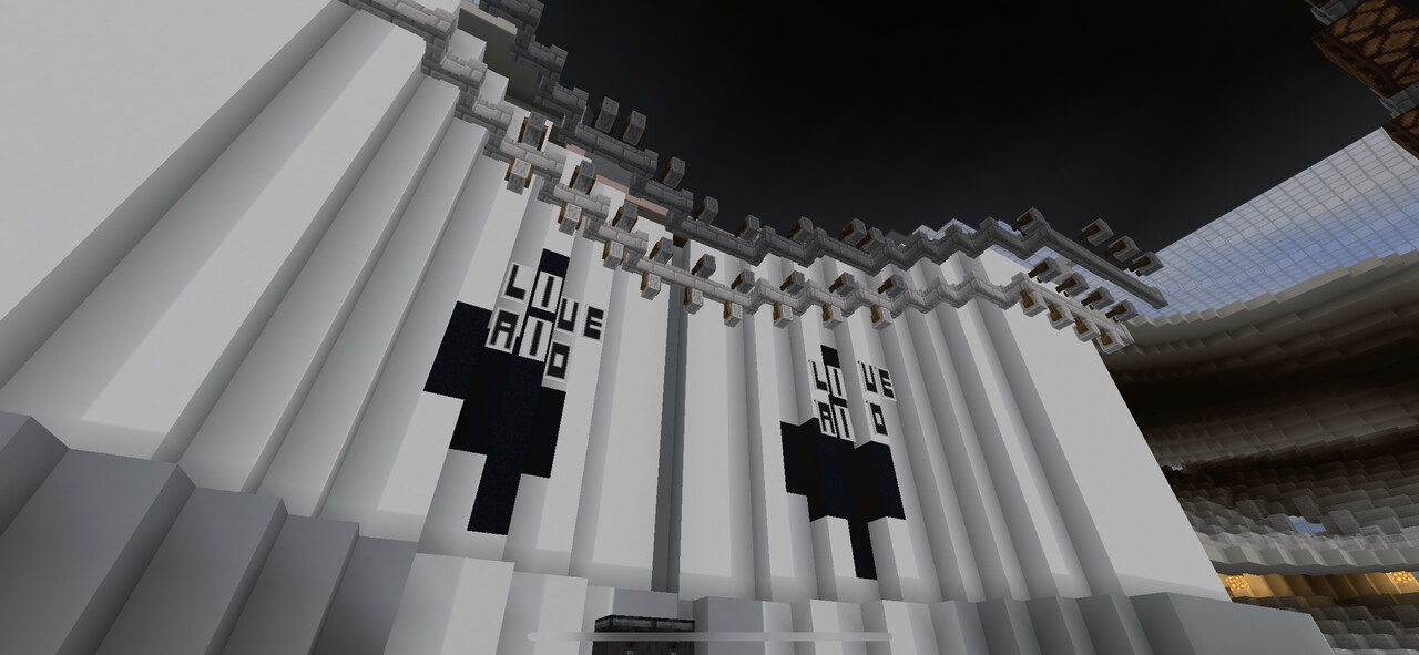 Queen - Live Aid Concert Minecraft Map