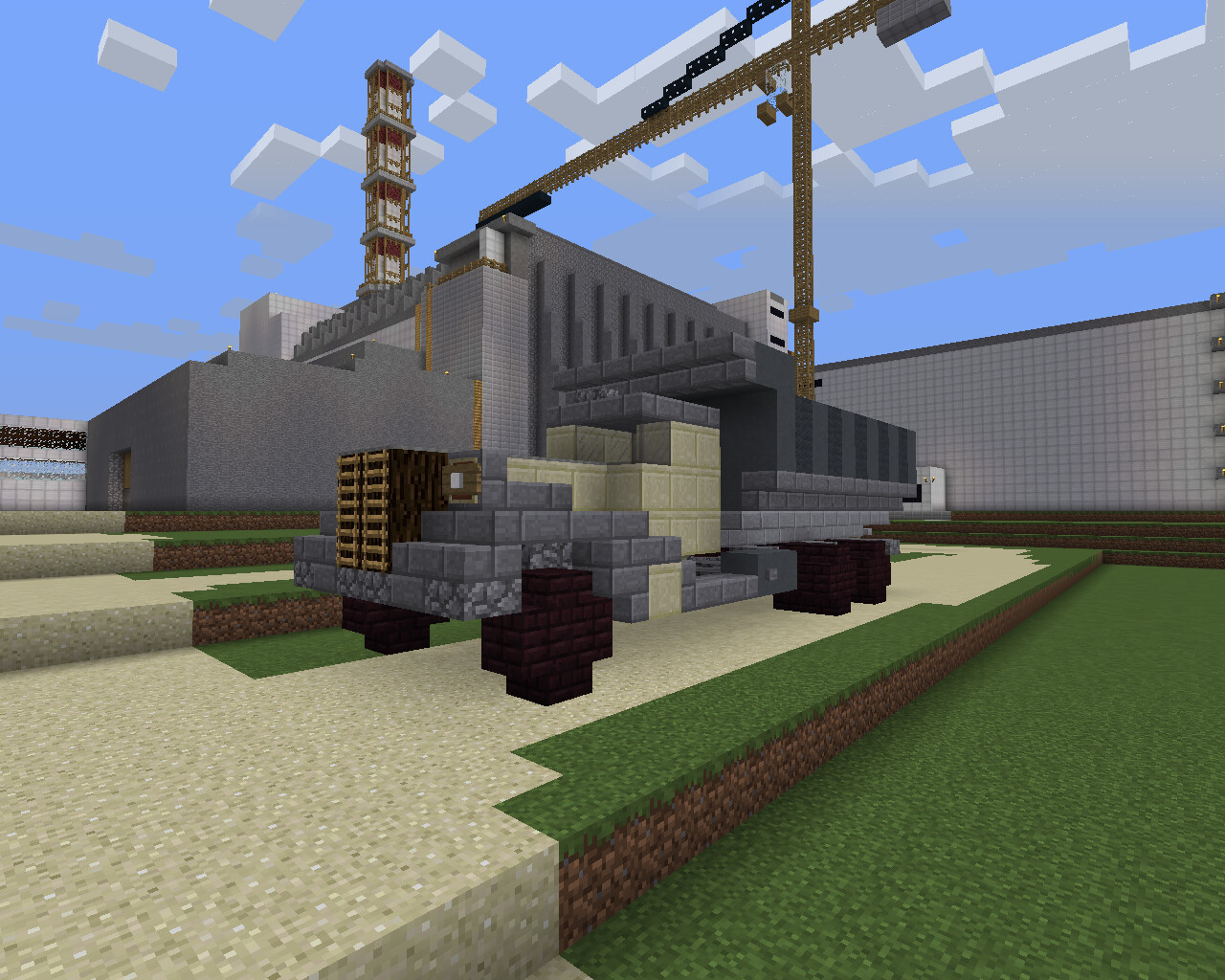 Soviet truck KrAZ-256b1-030 "Chernobyl" Minecraft Map