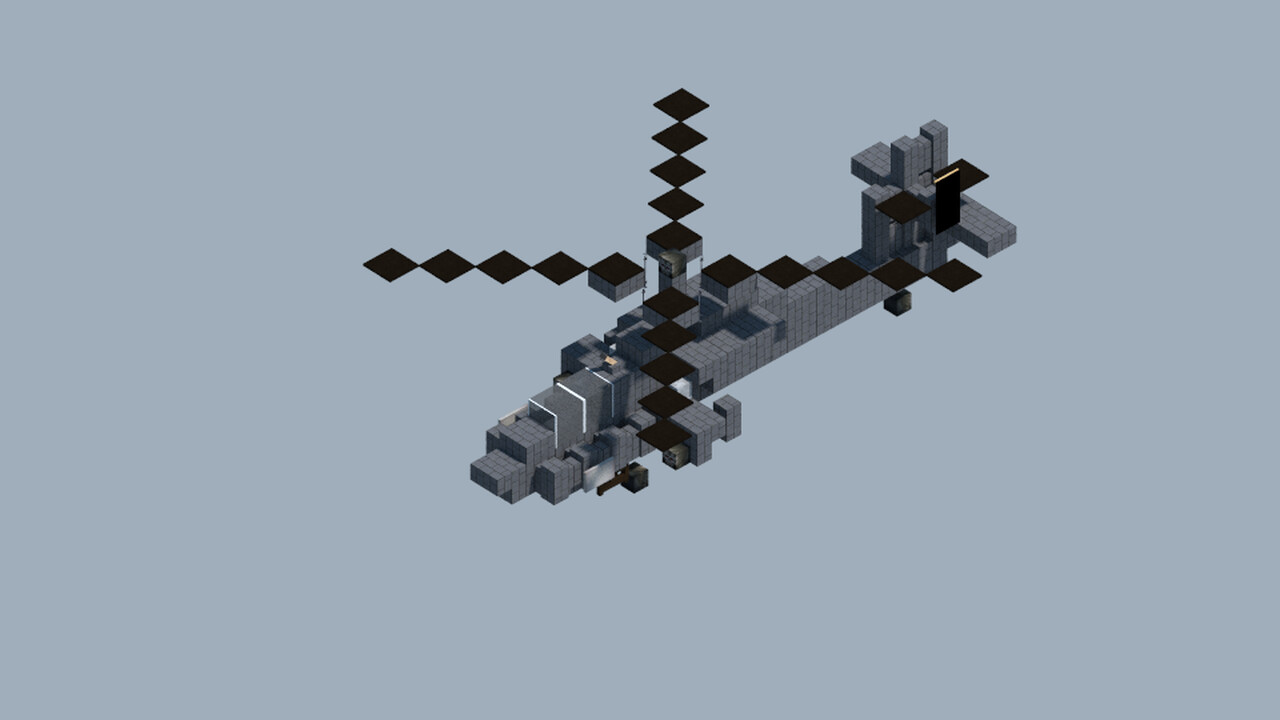 Boeing ah-64 apache helicopter [With Download} Minecraft Map