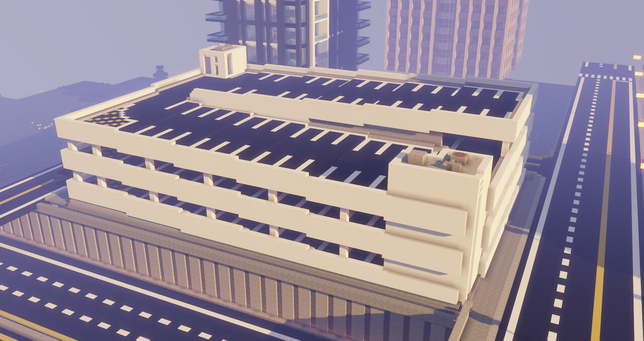 Downtown Parking Minecraft Map