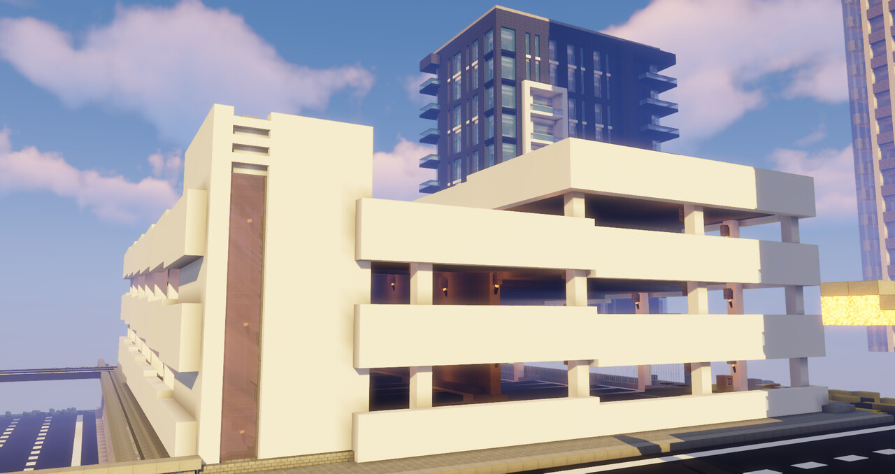 Downtown Parking Minecraft Map