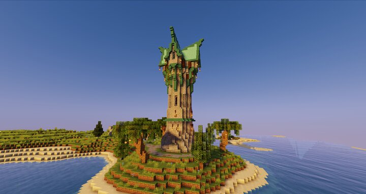 Fantasy tower Minecraft Map