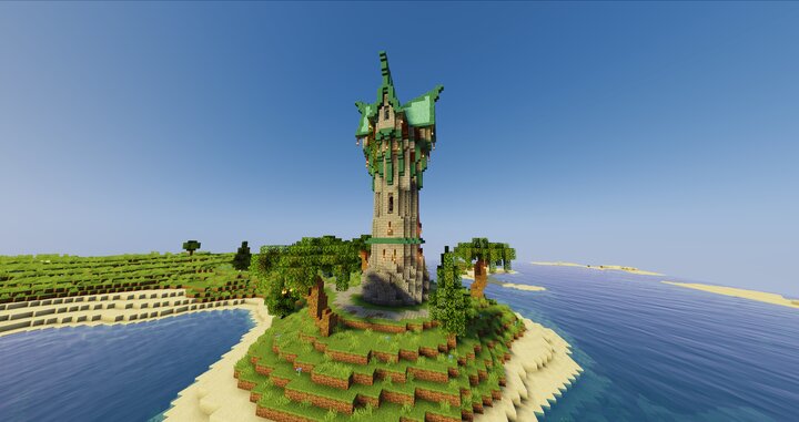Fantasy tower Minecraft Map