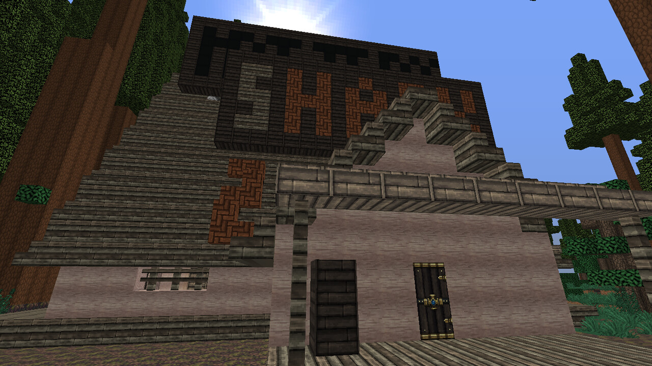 Mystery Shack from Gravity Falls built in survival mode Minecraft Map