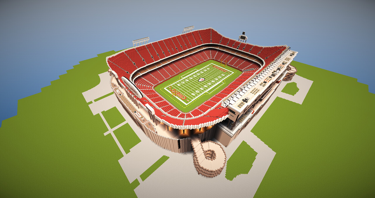 Arrowhead Stadium (Kansas City Chiefs) Minecraft Map