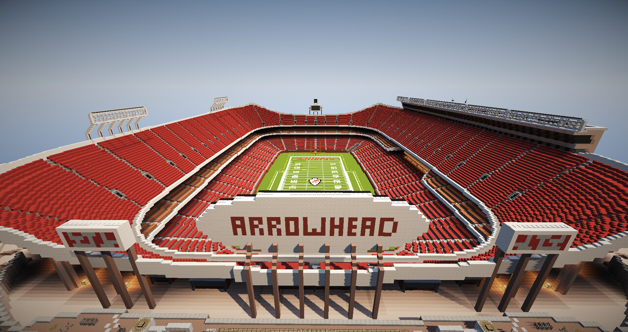 Arrowhead Stadium (Kansas City Chiefs) Minecraft Map