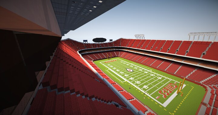 Arrowhead Stadium (Kansas City Chiefs) Minecraft Map