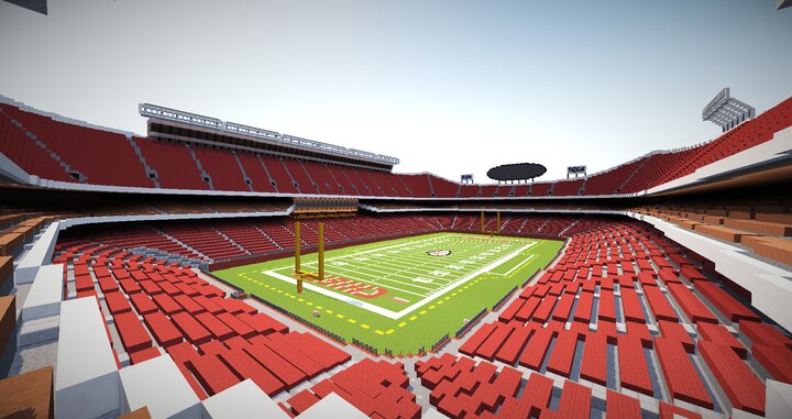 Arrowhead Stadium (Kansas City Chiefs) Minecraft Map