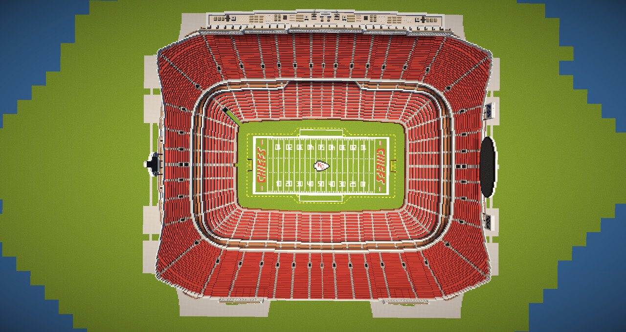 Arrowhead Stadium (Kansas City Chiefs) Minecraft Map