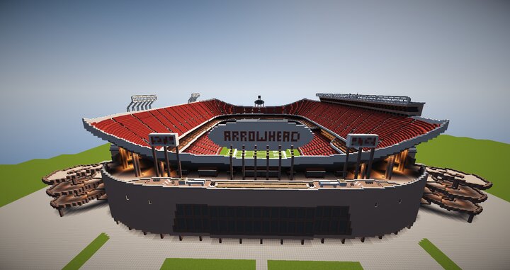 Arrowhead Stadium (Kansas City Chiefs) Minecraft Map