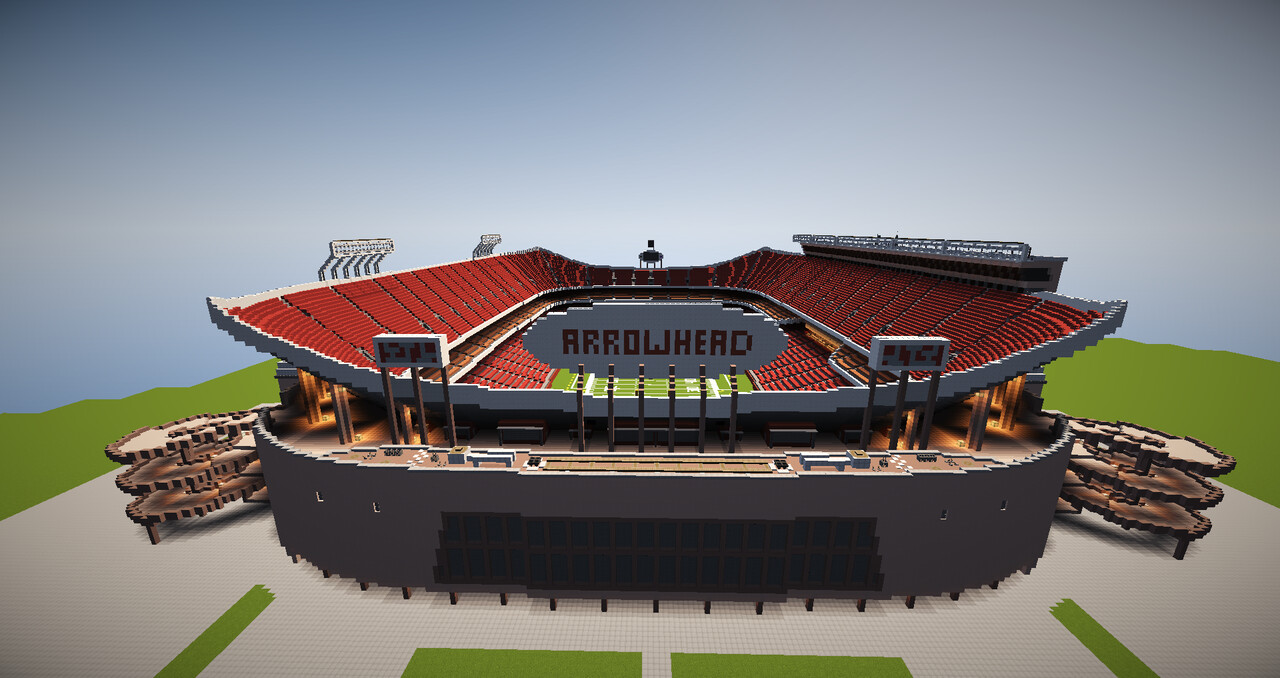 Arrowhead Stadium (Kansas City Chiefs) Minecraft Map